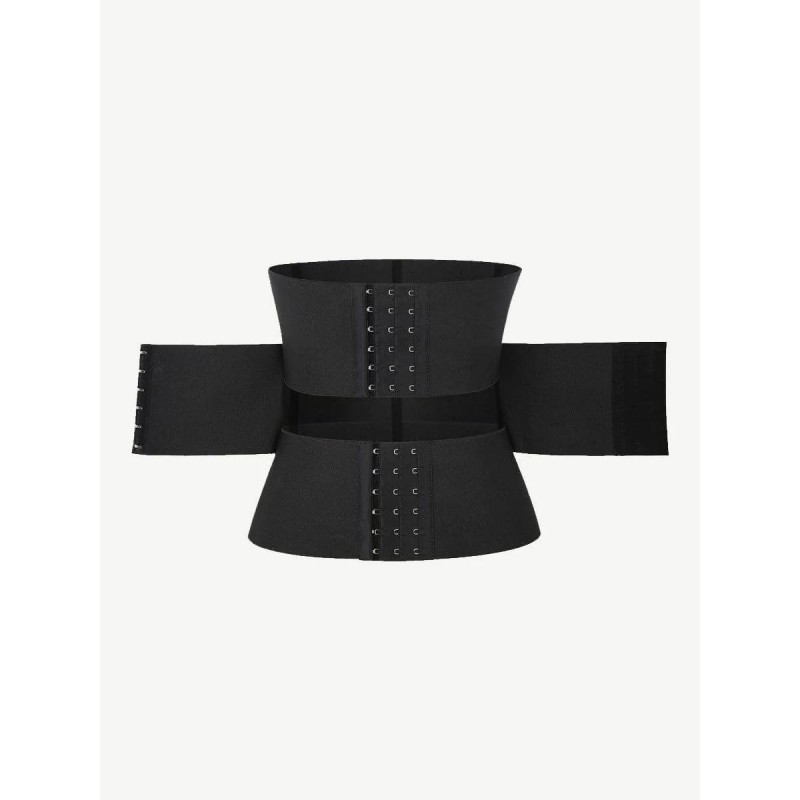 Three Pieces of Segmented Abdominal Binder Latex Tummy Wrap